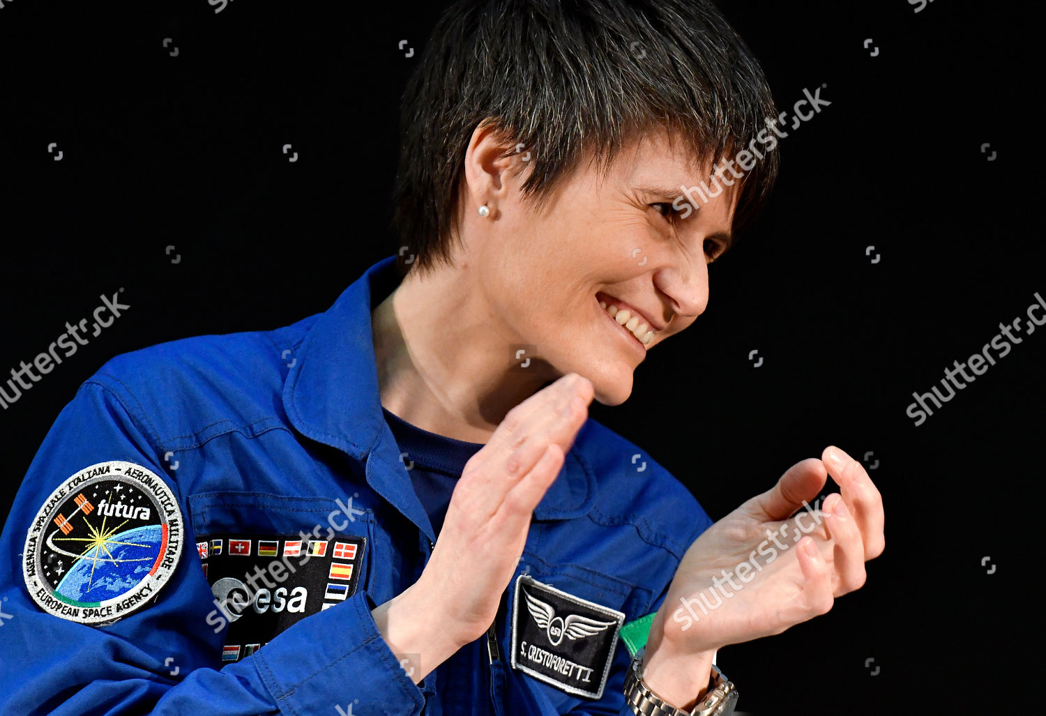 Italian Astronaut Samantha Cristoforetti Editorial Stock Photo - Stock ...