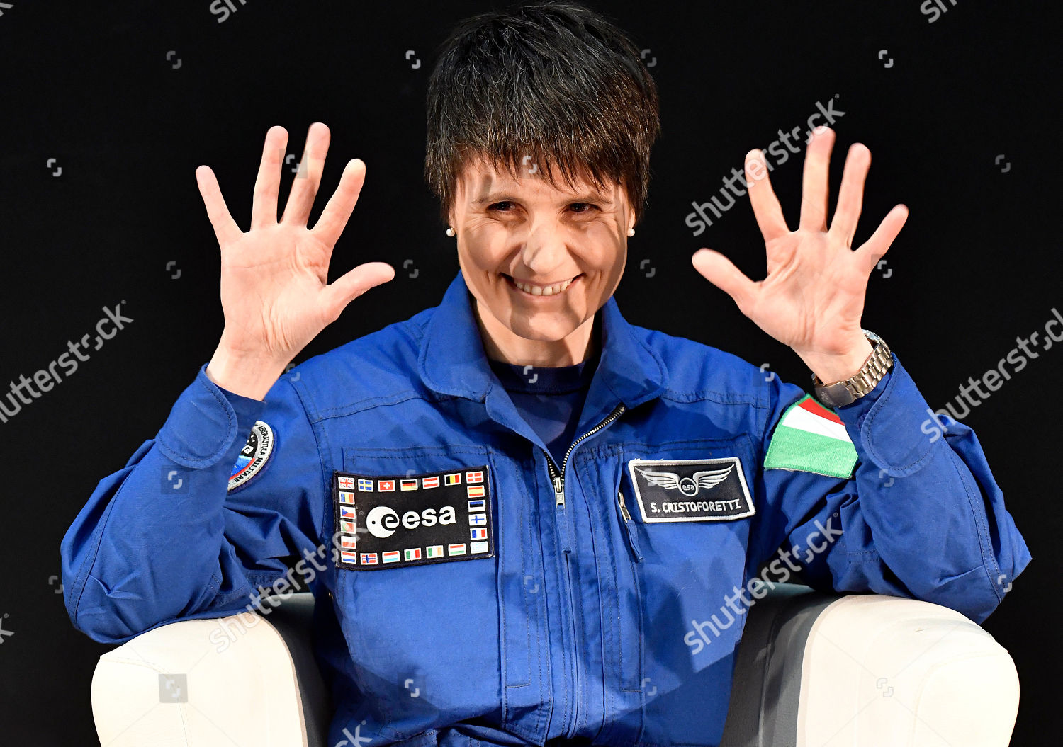 Italian Astronaut Samantha Cristoforetti Editorial Stock Photo - Stock ...