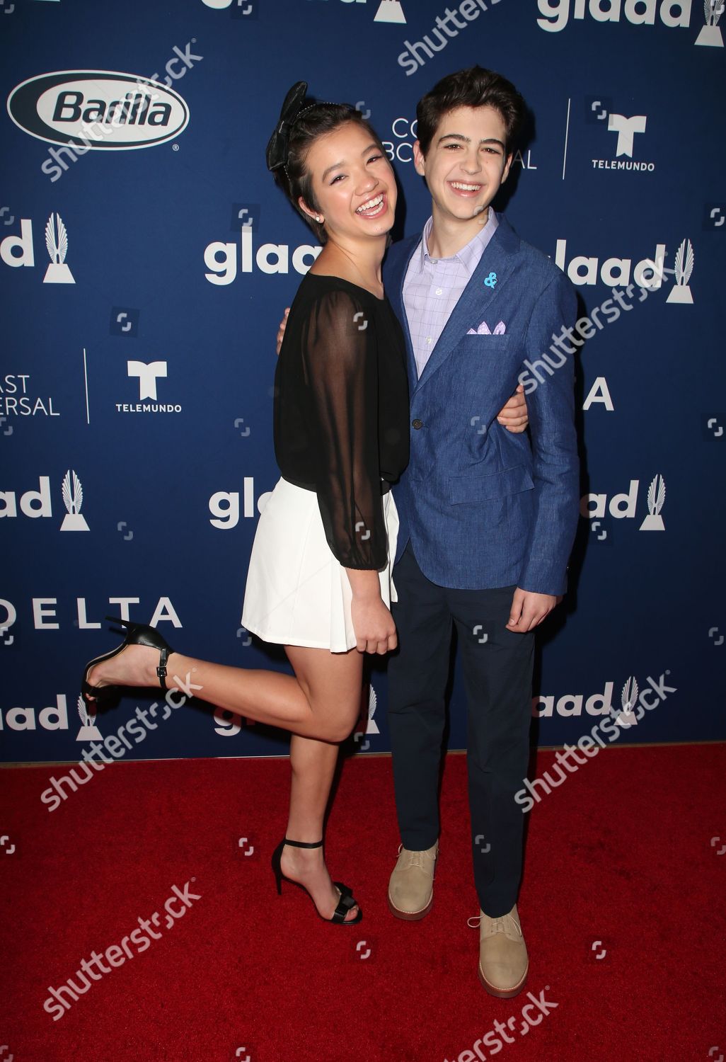 Peyton Elizabeth Lee Joshua Rush Editorial Stock Photo - Stock Image ...