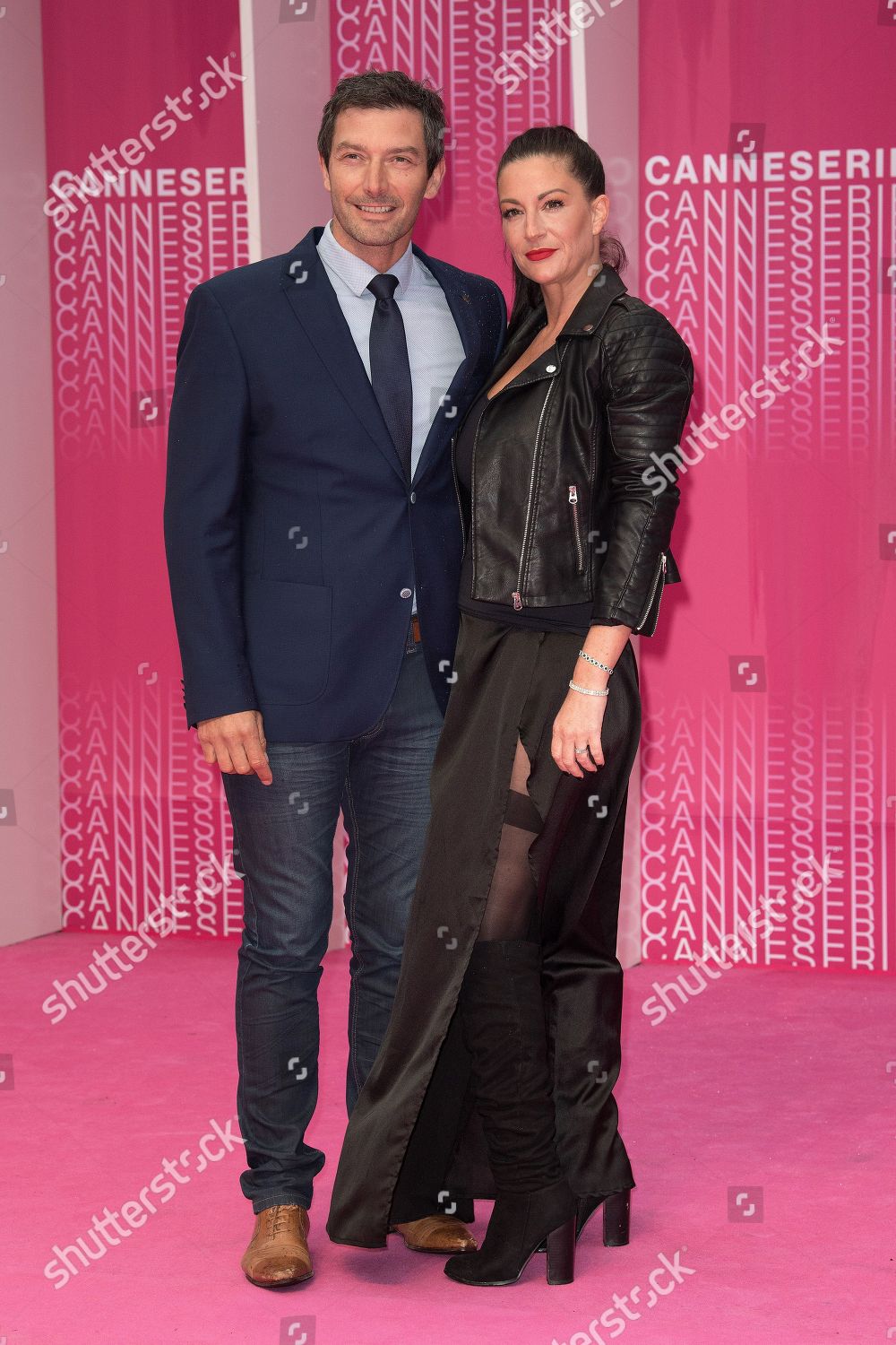 Franck Semonin His Wife Helene Editorial Stock Photo - Stock Image ...