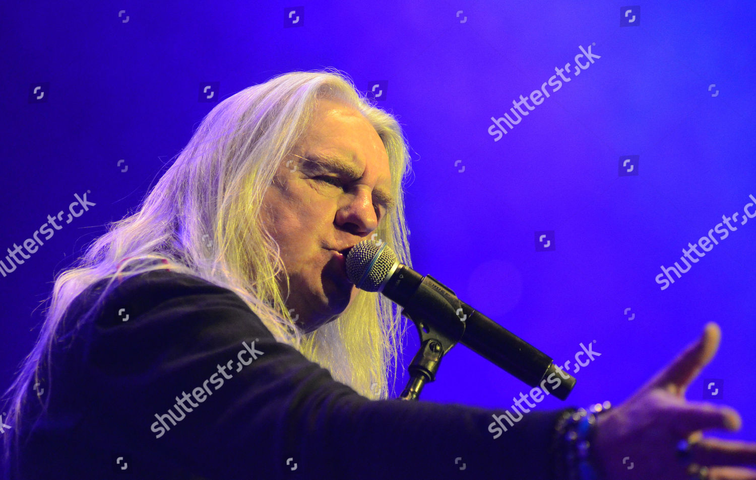 Lead Singer Biff Byford Band Saxon Editorial Stock Photo - Stock Image ...
