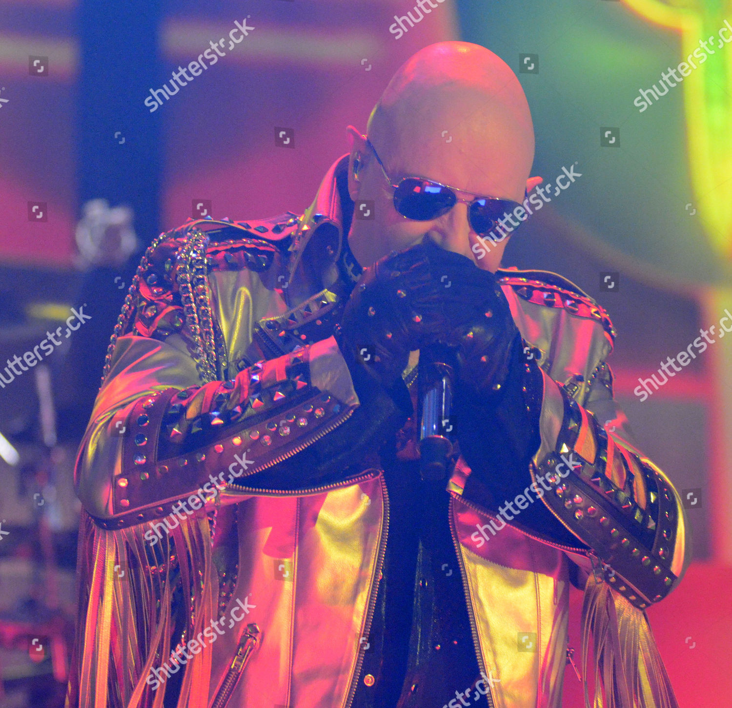 Lead Singer Rob Halford Band Judas Editorial Stock Photo - Stock Image ...