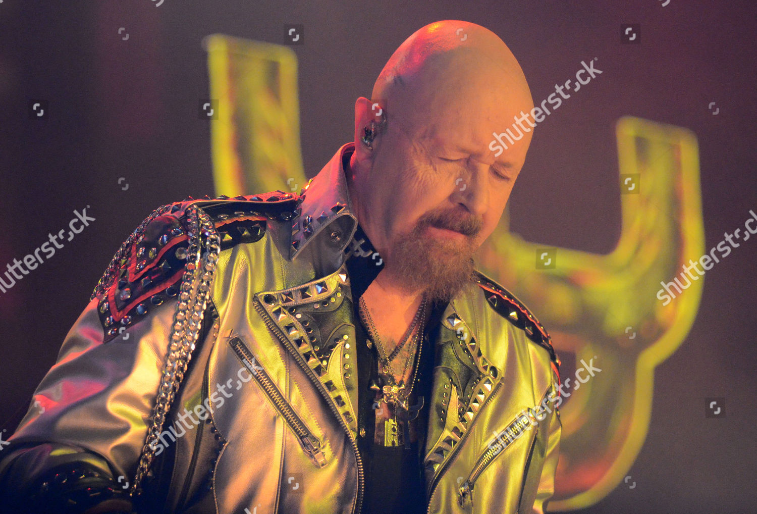 Lead Singer Rob Halford Band Judas Editorial Stock Photo - Stock Image ...