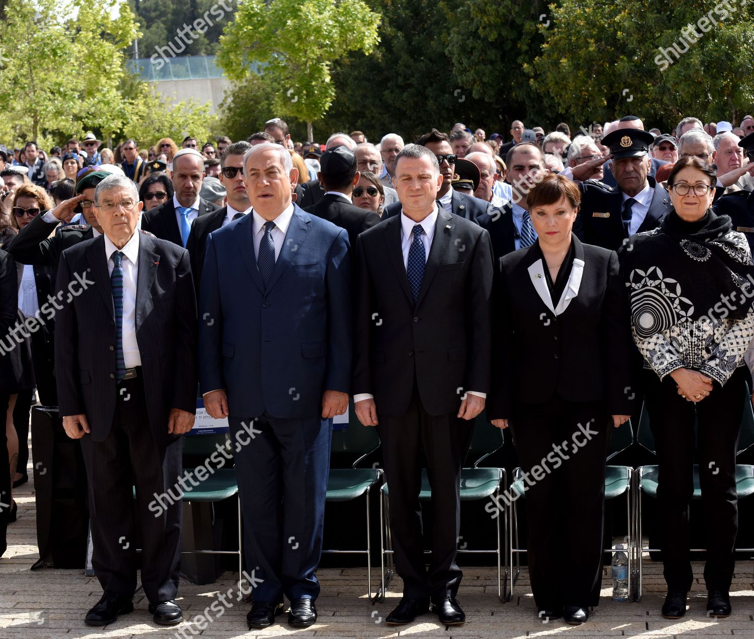 Lr Chairman Yad Vashem Avner Shalev Editorial Stock Photo - Stock Image ...