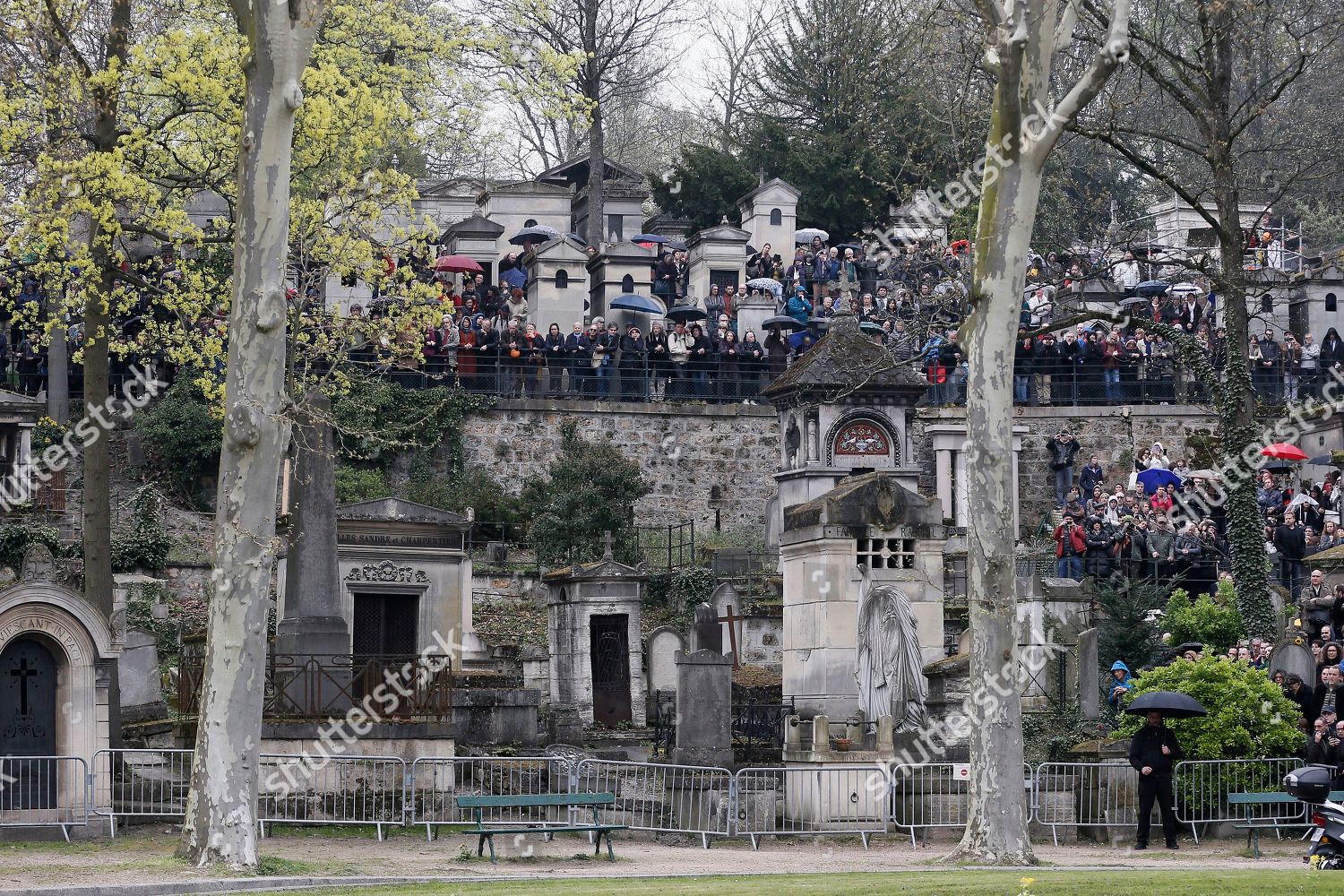 People Gather Funeral Ceremony Late French Editorial Stock Photo ...