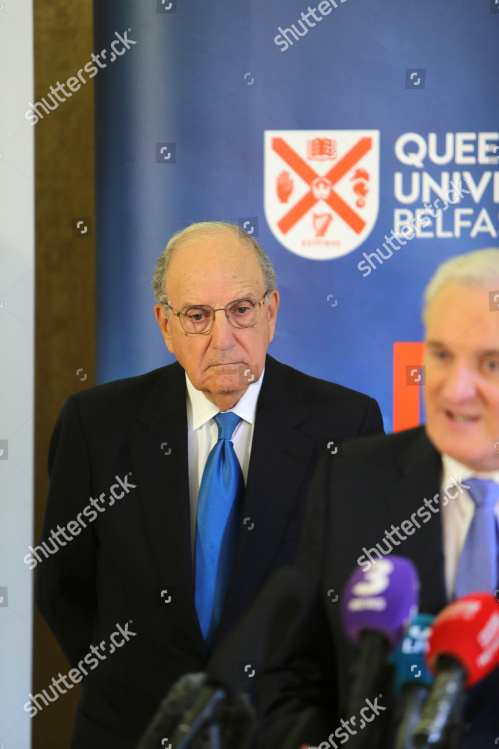 Former Taoiseach Mr Bertie Ahern Speaks Editorial Stock Photo - Stock ...