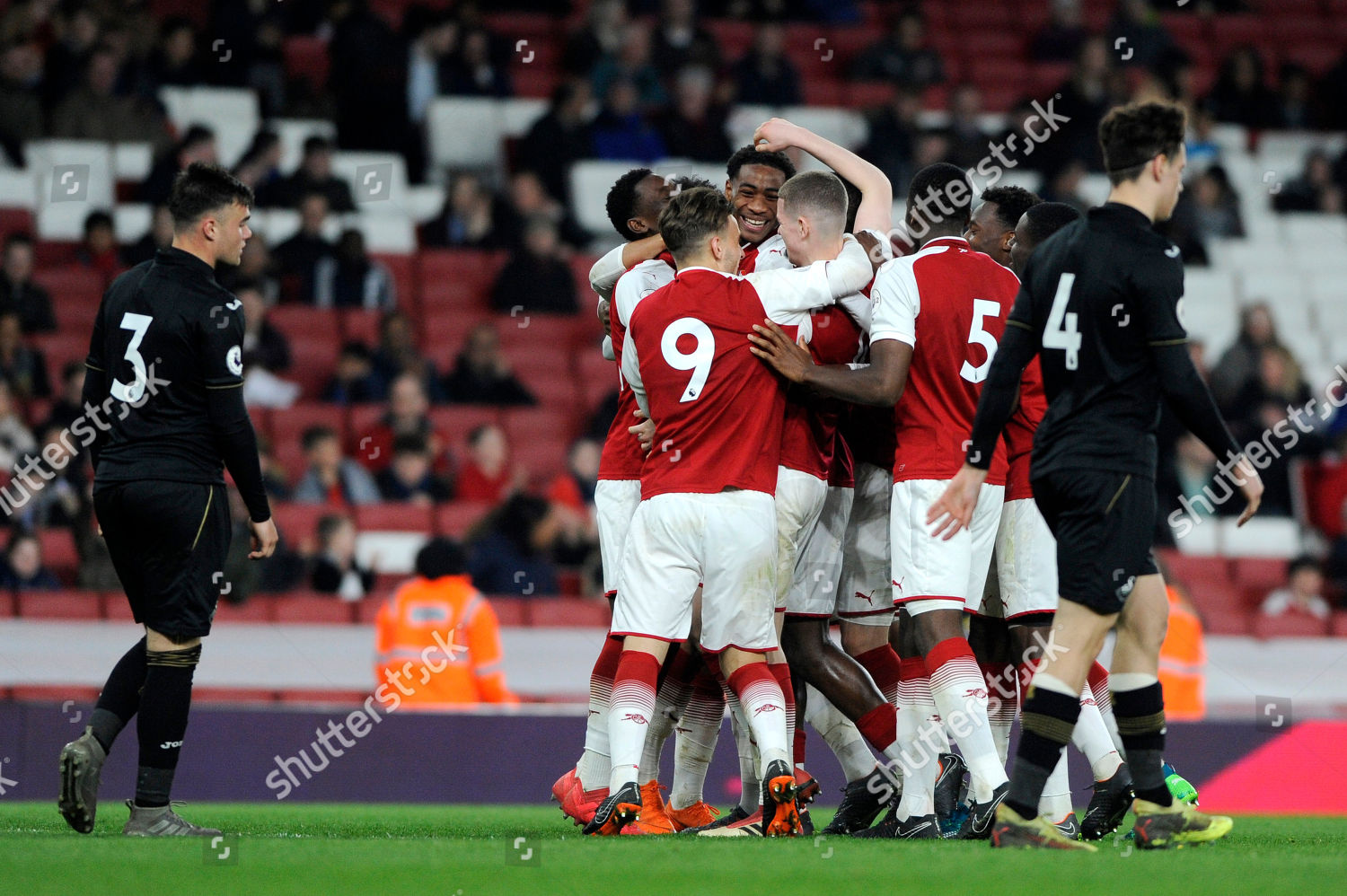 Charlie Gilmour Arsenal U23 Celebrates Scoring Editorial Stock Photo ...