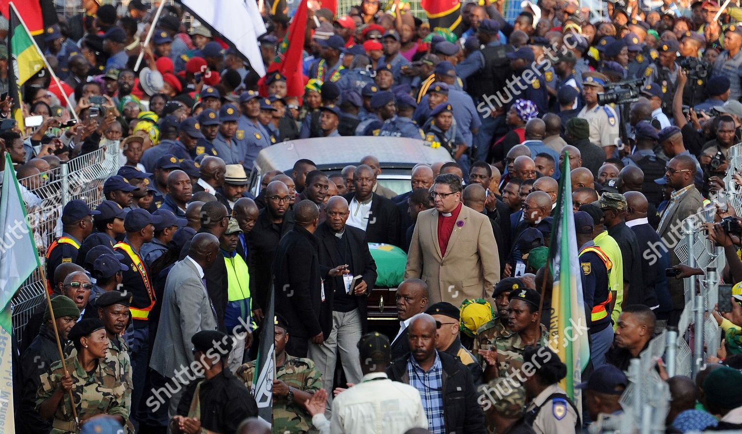 Coffin Winnie Madikizelamandela Carried Her Home Editorial Stock Photo ...