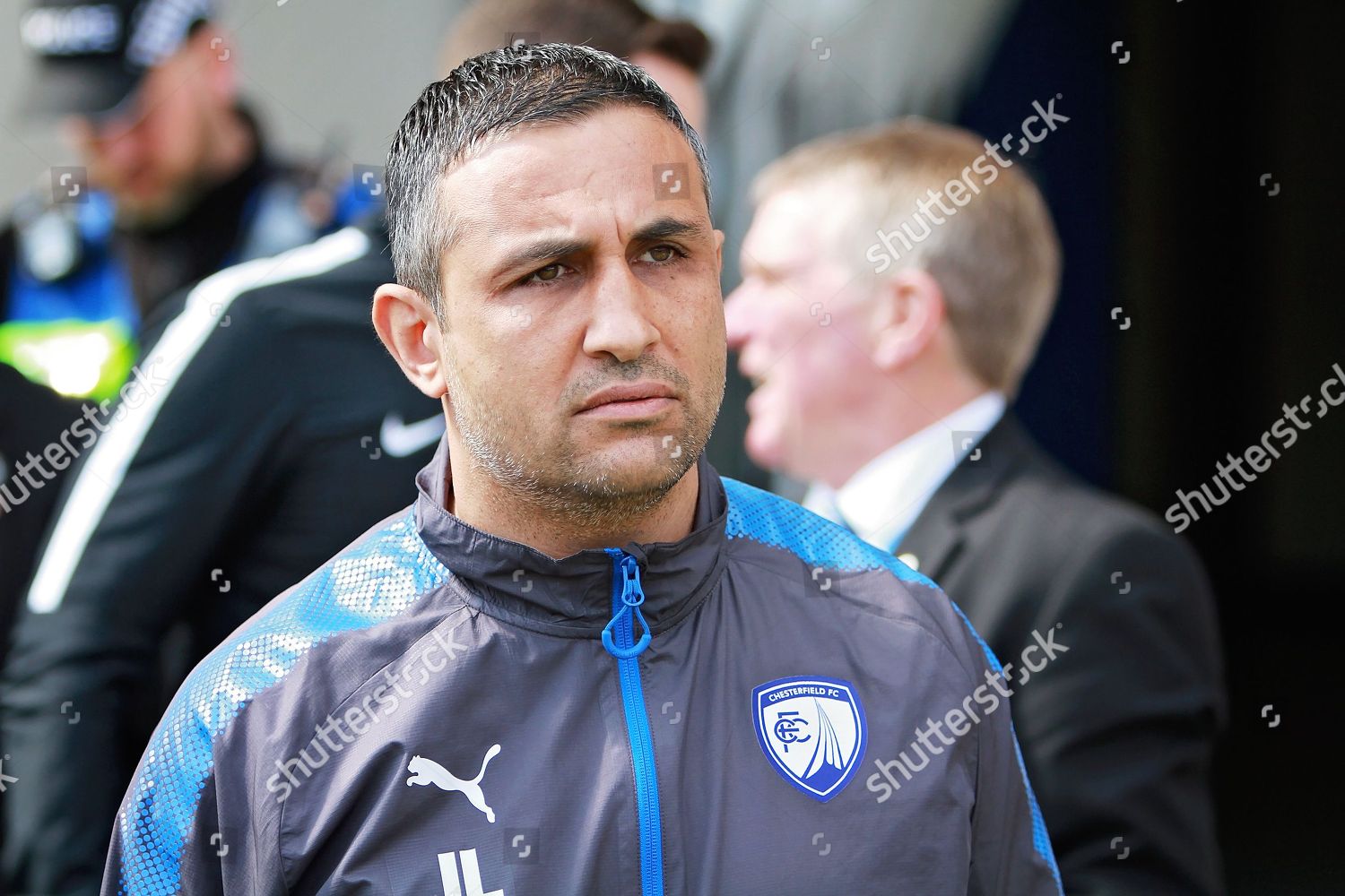 Chesterfield Manager Jack Lester Before Efl Editorial Stock Photo ...