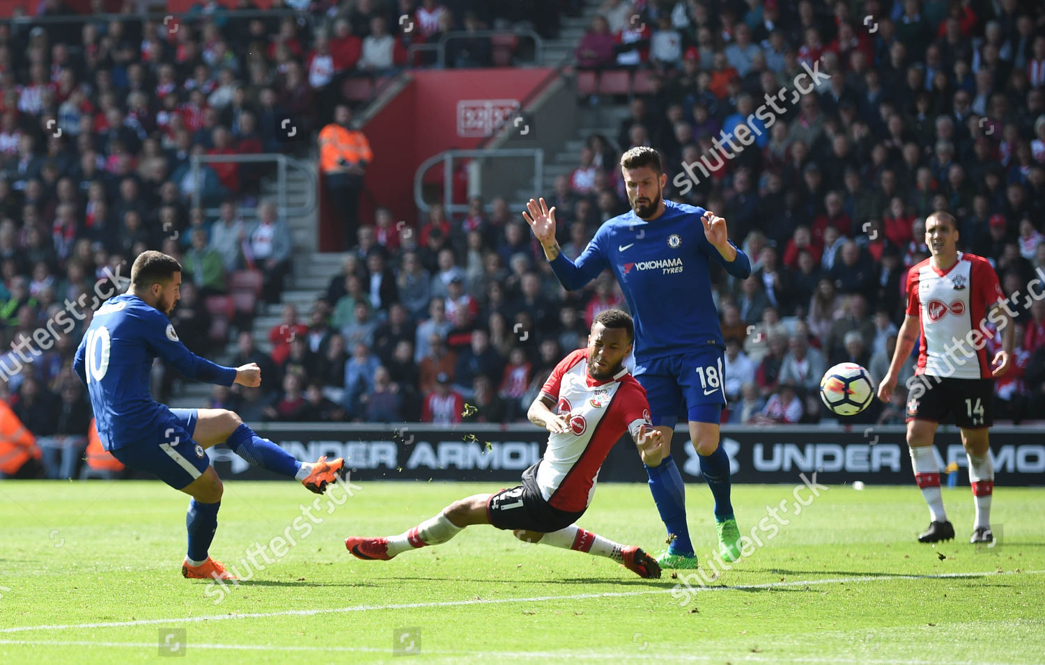 Eden Hazard Chelsea Scoring His Teams Editorial Stock Photo - Stock ...
