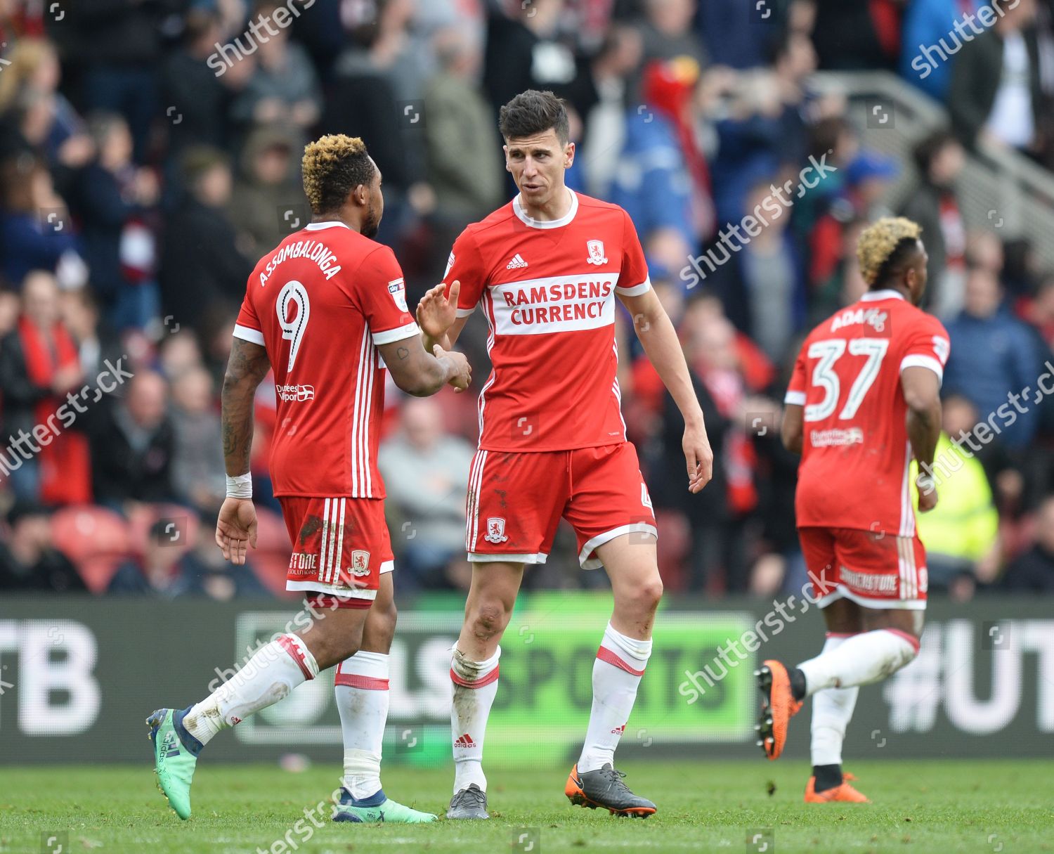 Daniel Ayala Middlesbrough Celebrates Scoring Their Editorial Stock ...