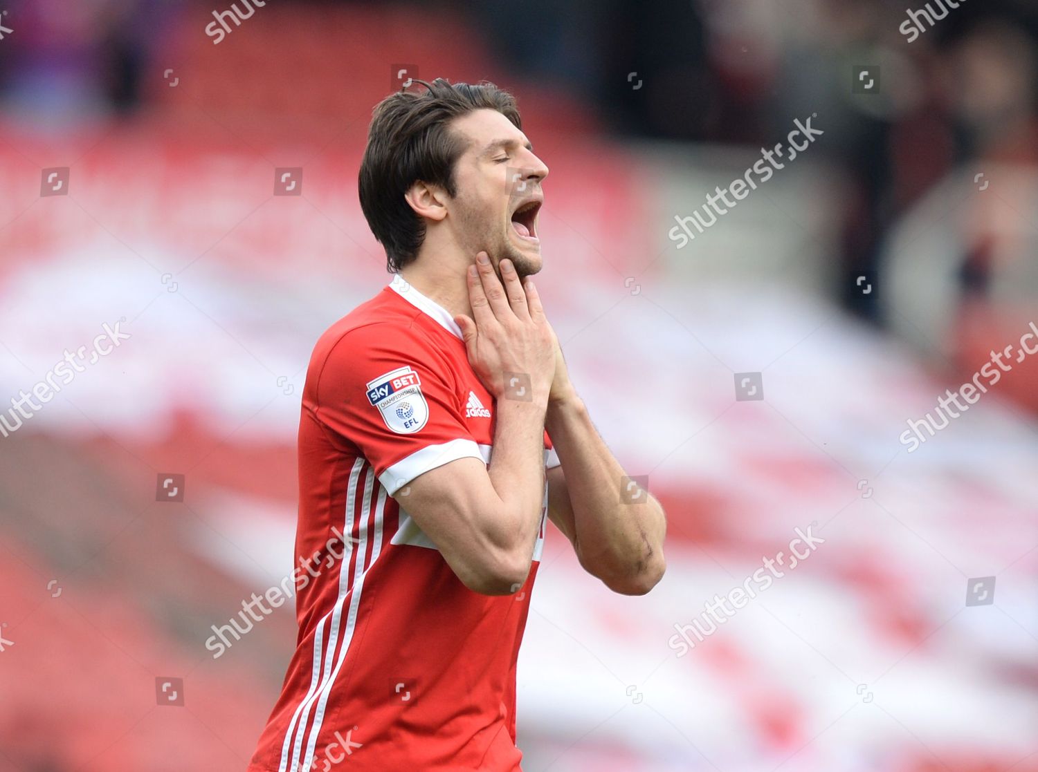 George Friend Middlesbrough Cannot Hide His Editorial Stock Photo ...