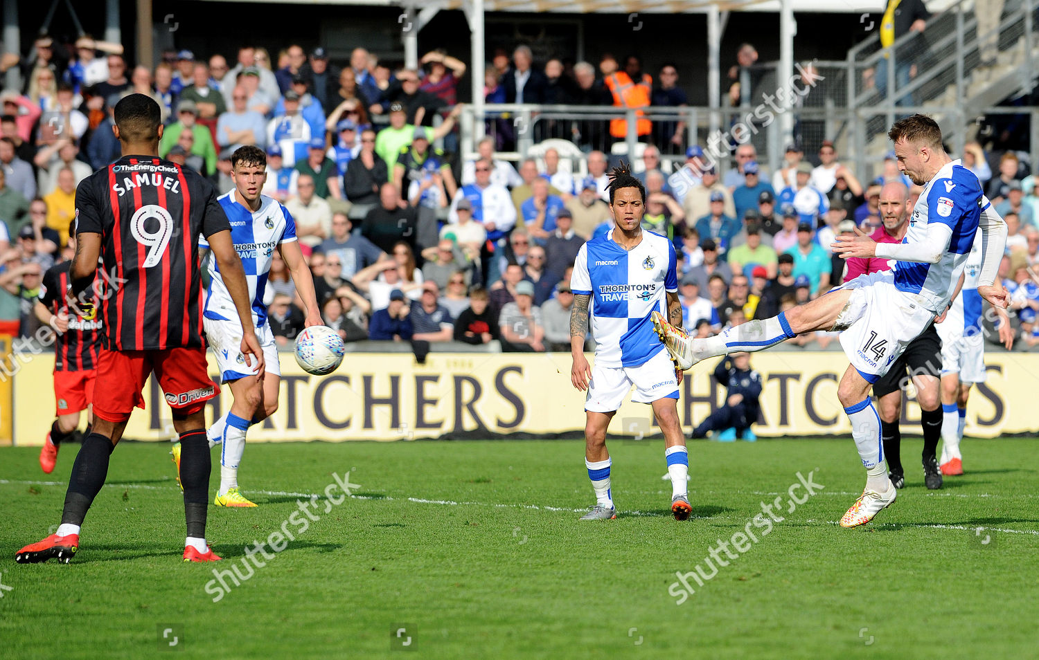 Chris Lines Bristol Rovers Crashes Home Editorial Stock Photo - Stock ...