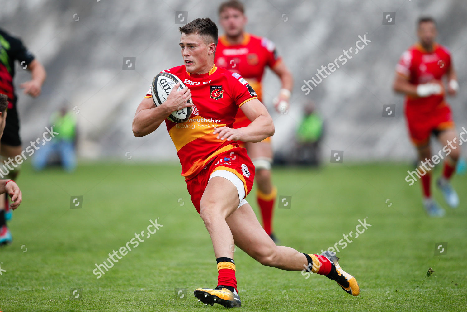 Jared Rosser Dragons Runs Score Try Editorial Stock Photo - Stock Image ...