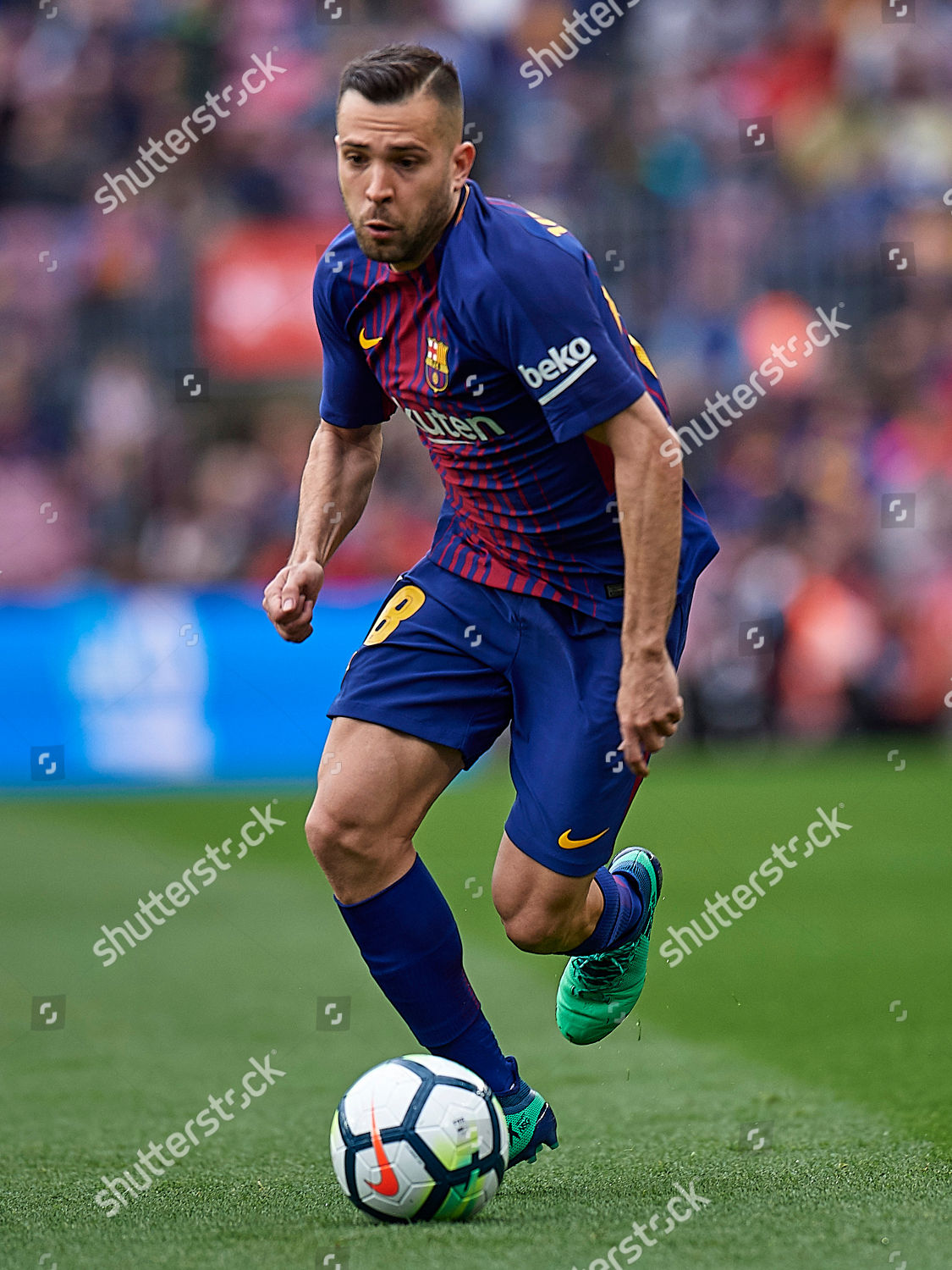 Jordi Alba Fc Barcelona Editorial Stock Photo - Stock Image | Shutterstock