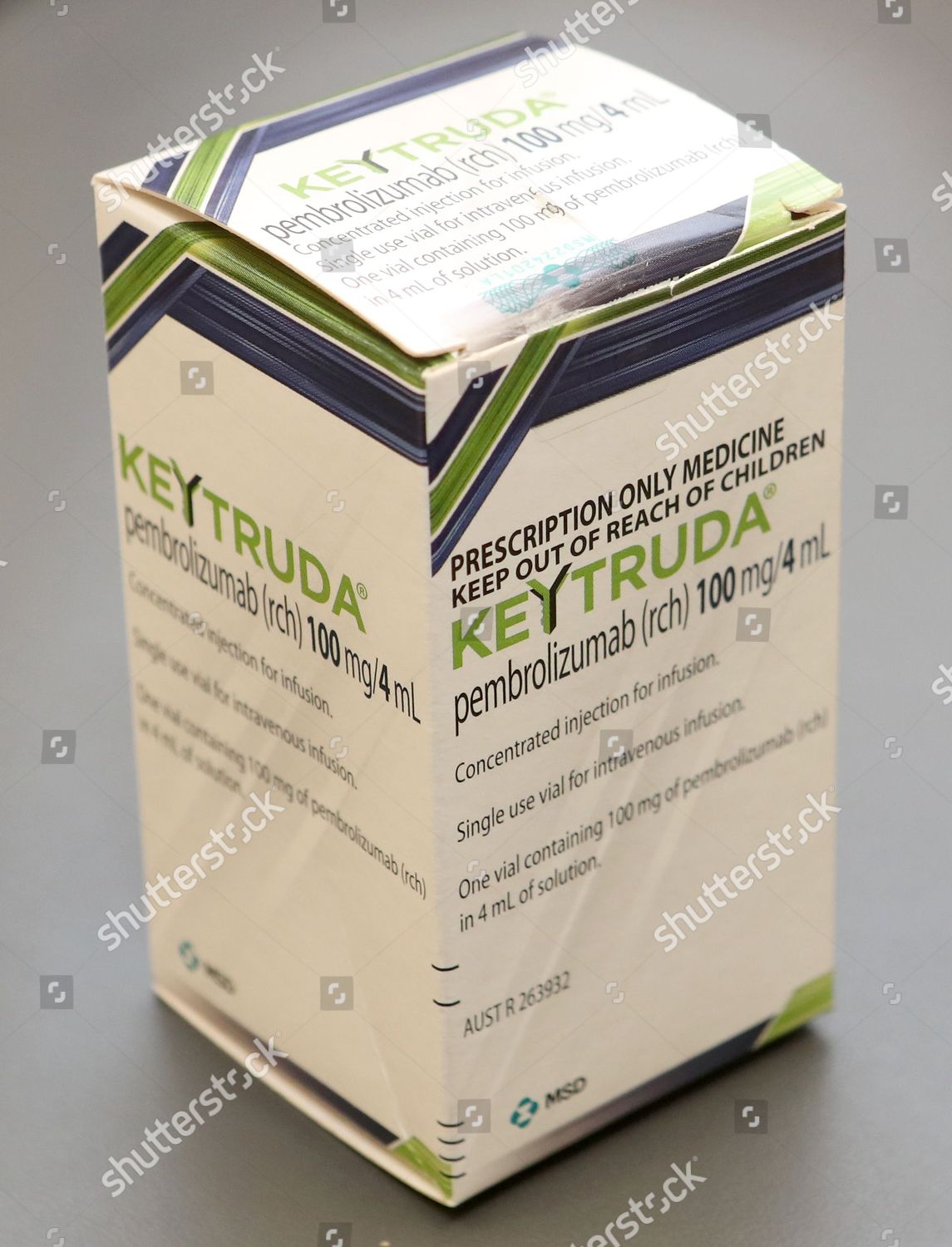 Box Keytruda Medication Used Treat Hodgkins Editorial Stock Photo ...