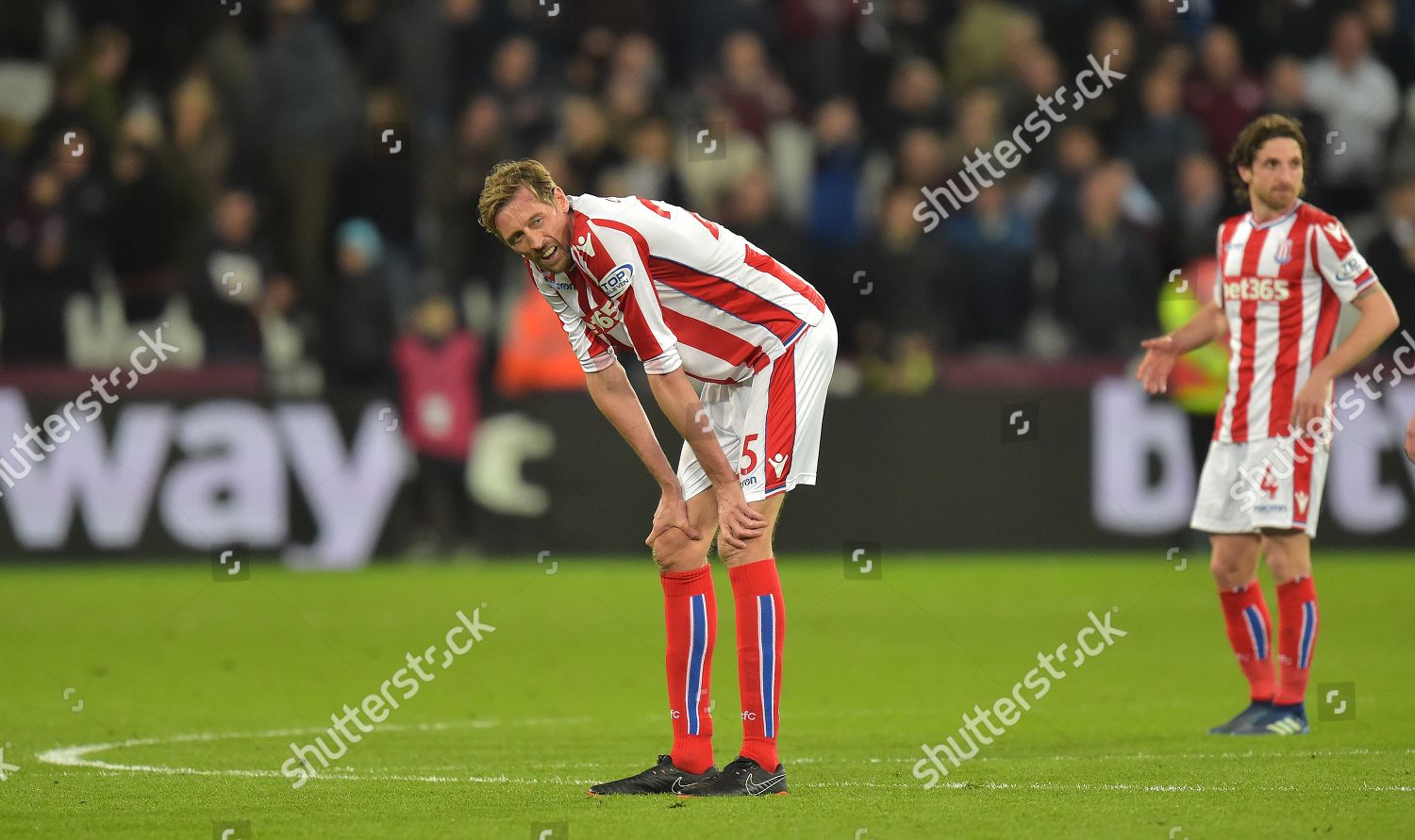Peter Crouch Stoke City Shows Look Editorial Stock Photo - Stock Image ...