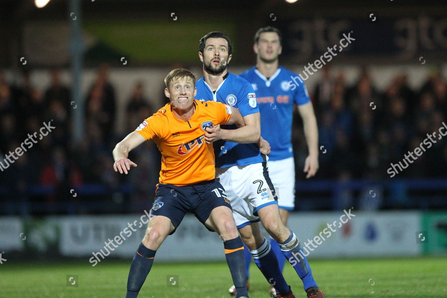 Joe Rafferty Challenges Eoin Doyle During Editorial Stock Photo - Stock ...