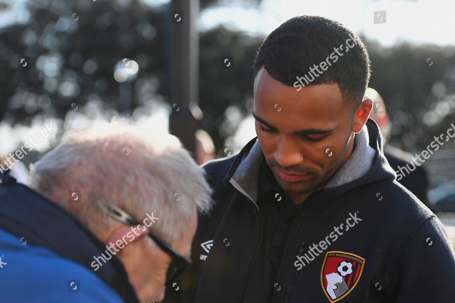 Callum Wilson Afc Bournemouth Signs Autograph Editorial Stock Photo ...