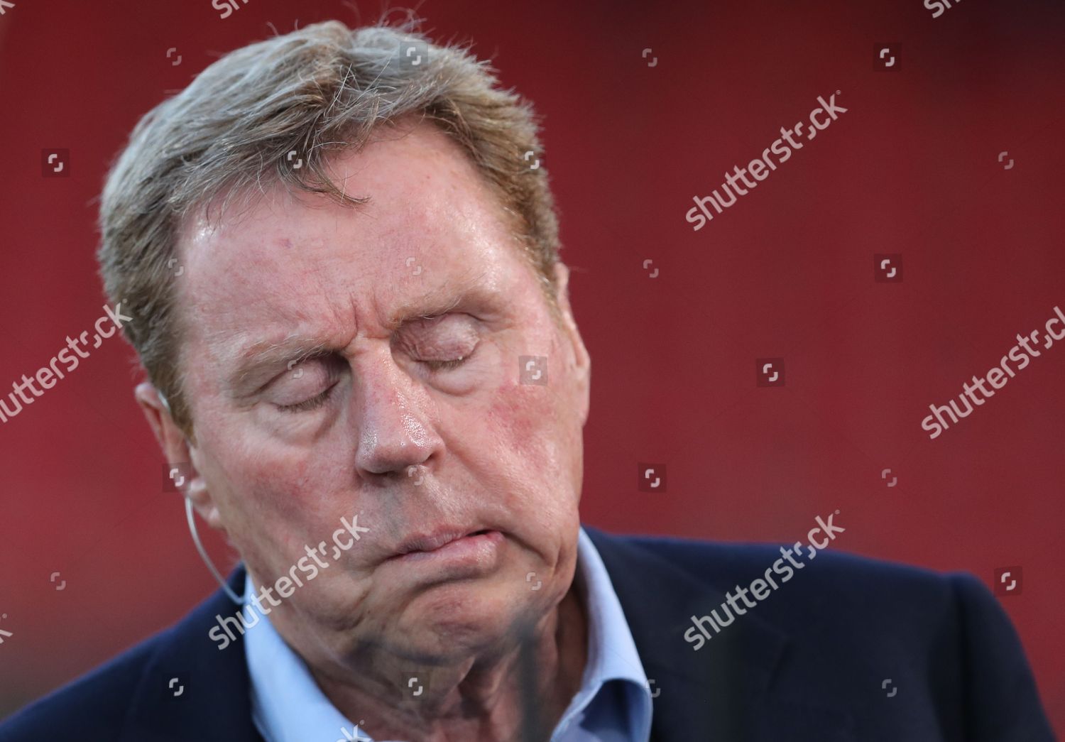 Harry Redknapp Pulls Face While Working Editorial Stock Photo - Stock ...