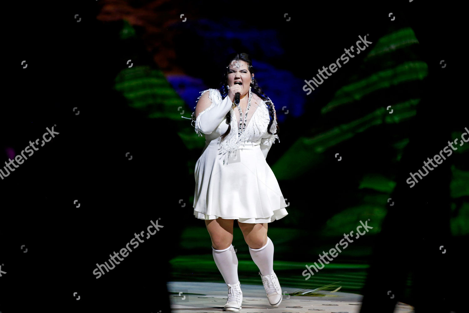 Israeli Singer Netta Barzilai Israels Candidate Editorial Stock Photo ...