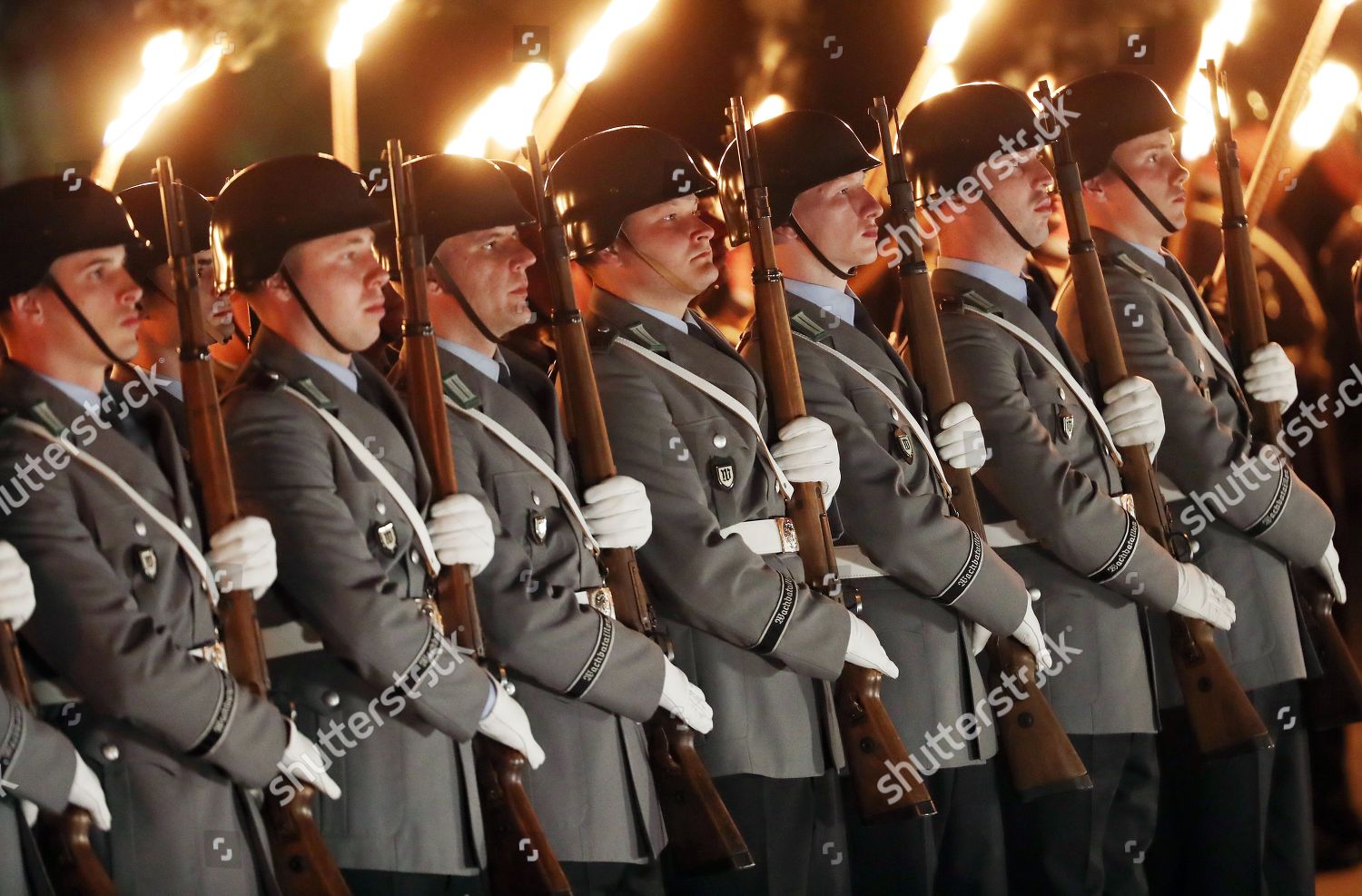 Soldiers Hold Their Rifles During Grand Editorial Stock Photo - Stock ...