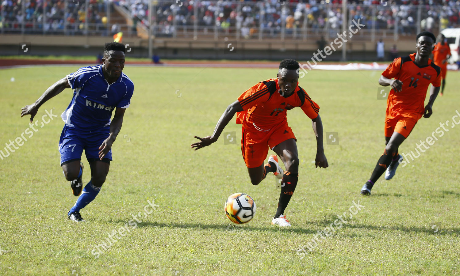Liberian Players Action During National County Editorial Stock Photo ...