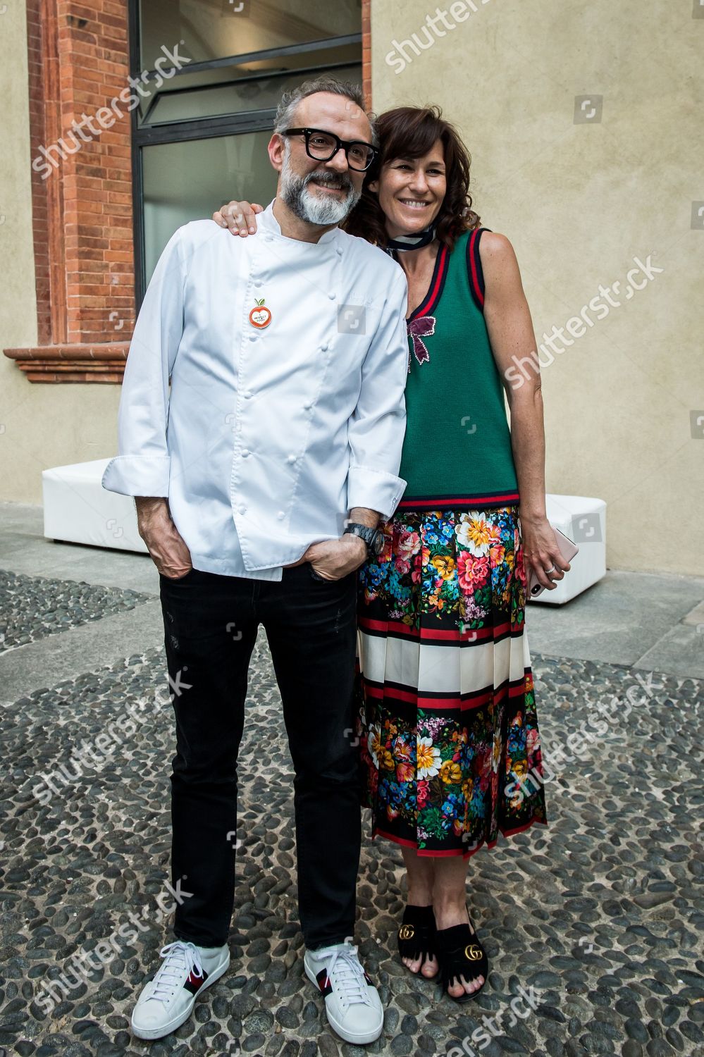 Chef Massimo Bottura Wife Lara Gilmore Editorial Stock Photo - Stock ...