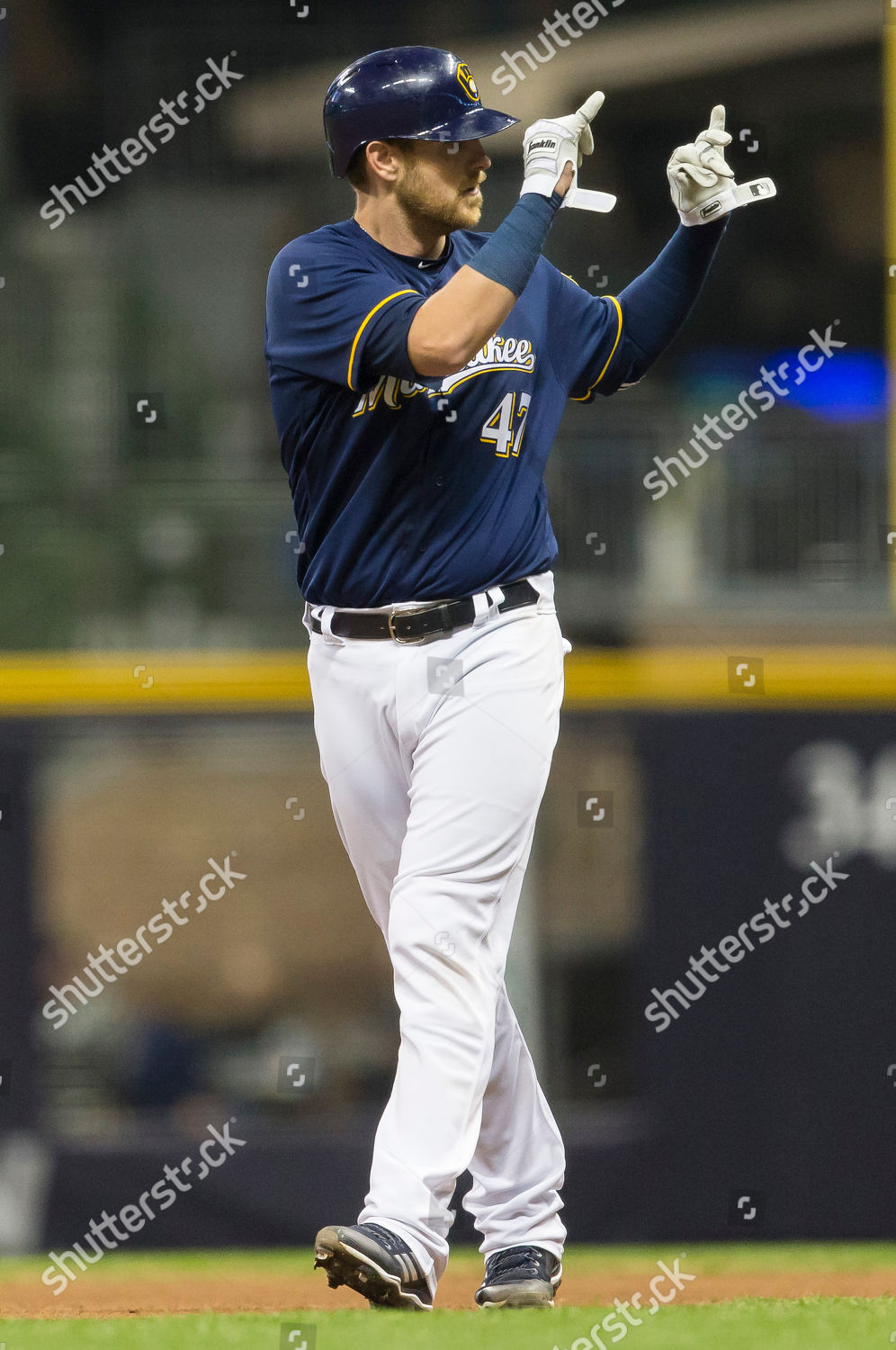Milwaukee Brewers Catcher Jett Bandy 47 Editorial Stock Photo - Stock ...