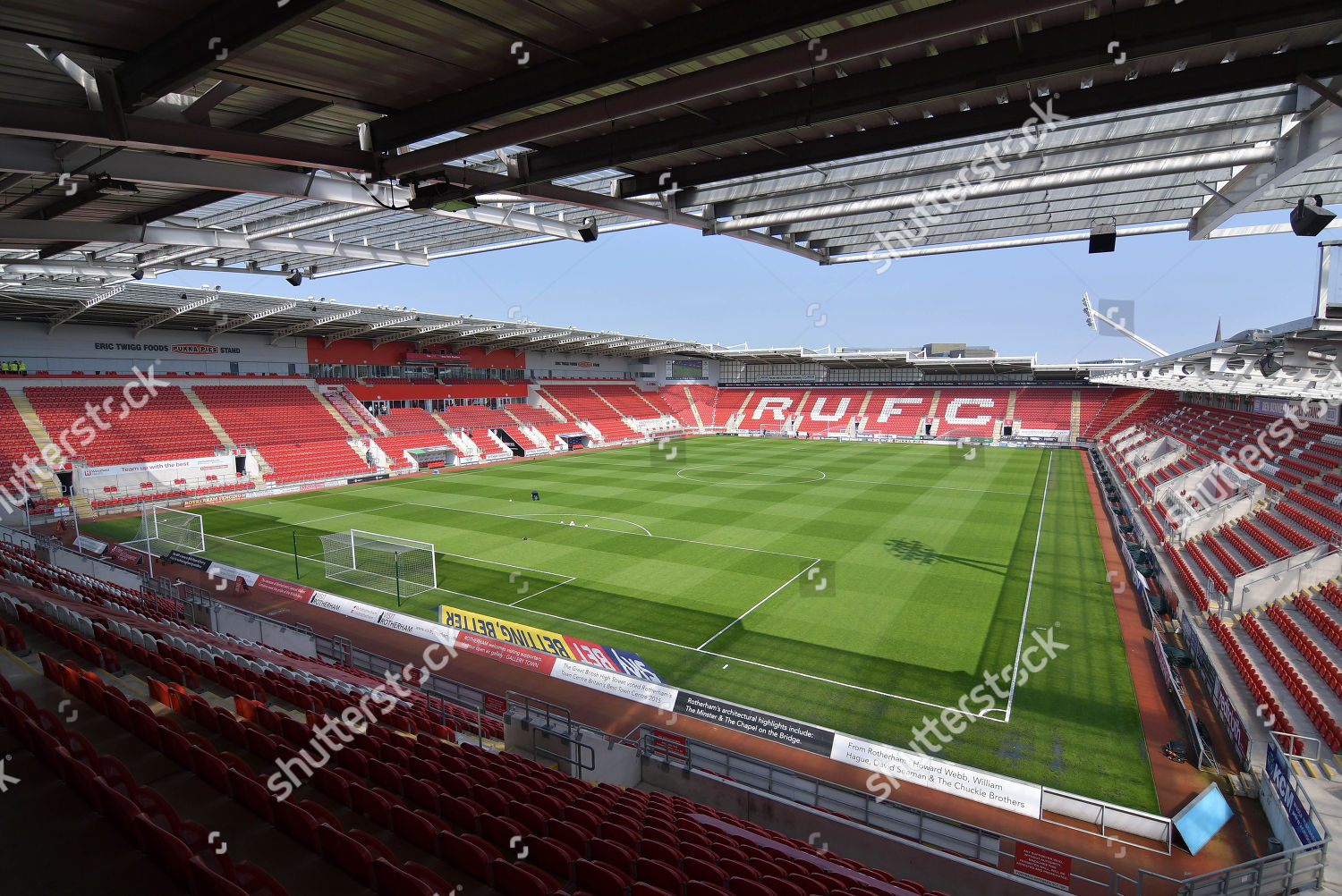 Rotherham United Aesseal Stadium Before Efl Editorial Stock Photo ...