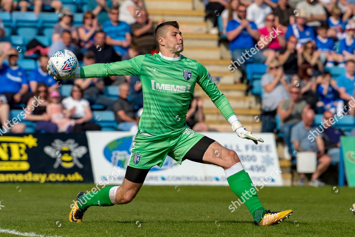 Gillingham Fc Goalkeeper Tom Hadler 30 Editorial Stock Photo - Stock ...
