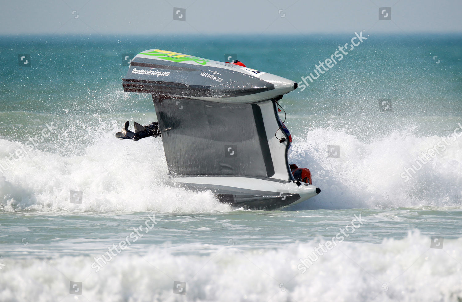 Boat 17 Hits Bouy Flips Over Editorial Stock Photo - Stock Image ...