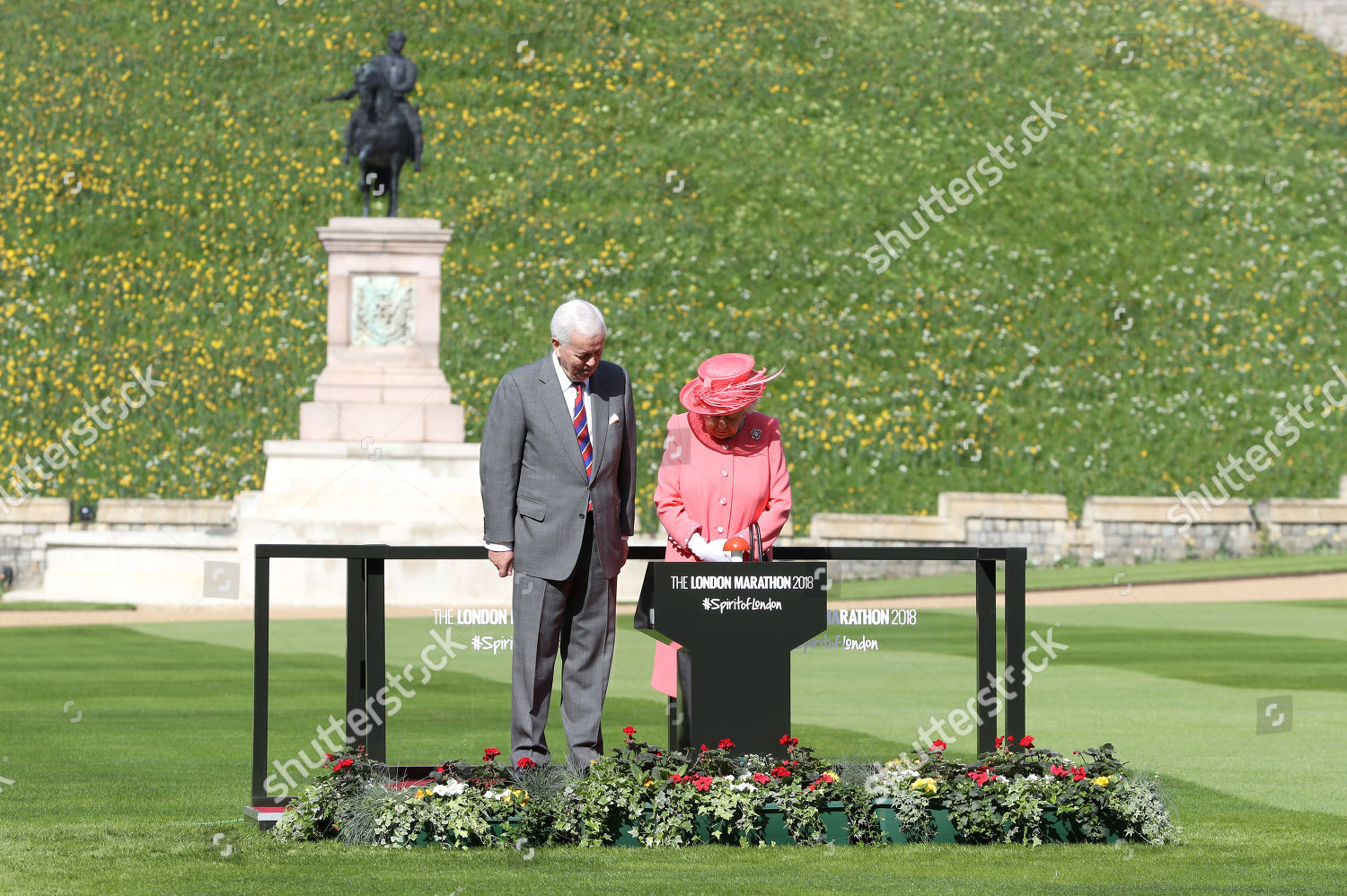 Queen Elizabeth Ii Sir John Spurling Editorial Stock Photo - Stock ...