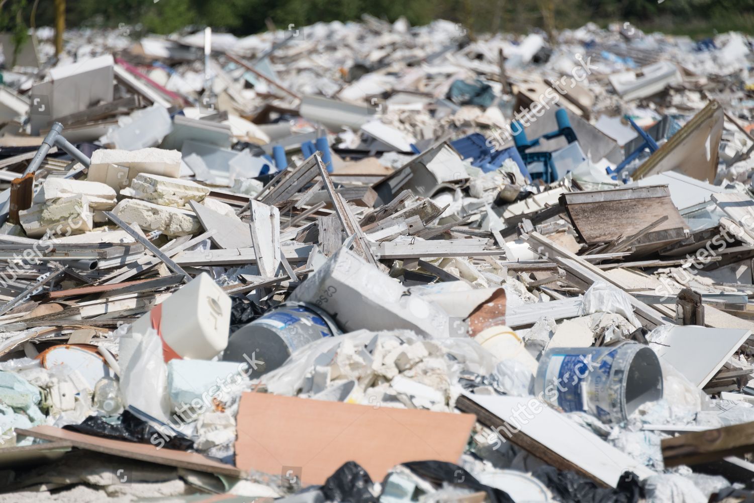 Huge Mounds Waste Found Carrieres Sous Editorial Stock Photo - Stock ...