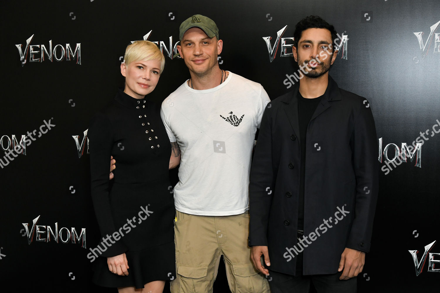 Michelle Williams Tom Hardy Riz Ahmed Editorial Stock Photo - Stock Image | Shutterstock
