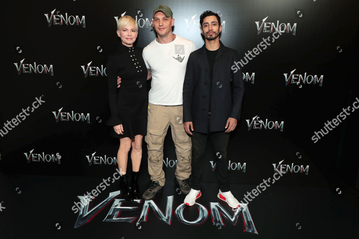 Michelle Williams Tom Hardy Riz Ahmed Editorial Stock Photo - Stock Image | Shutterstock