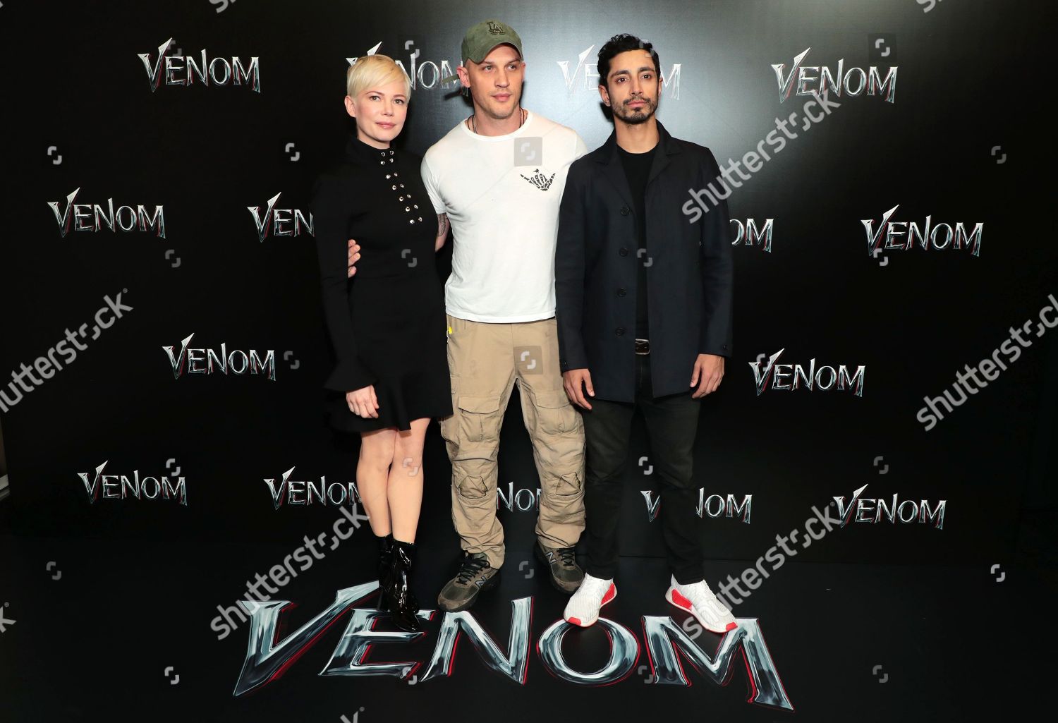 Michelle Williams Tom Hardy Riz Ahmed Editorial Stock Photo - Stock Image | Shutterstock