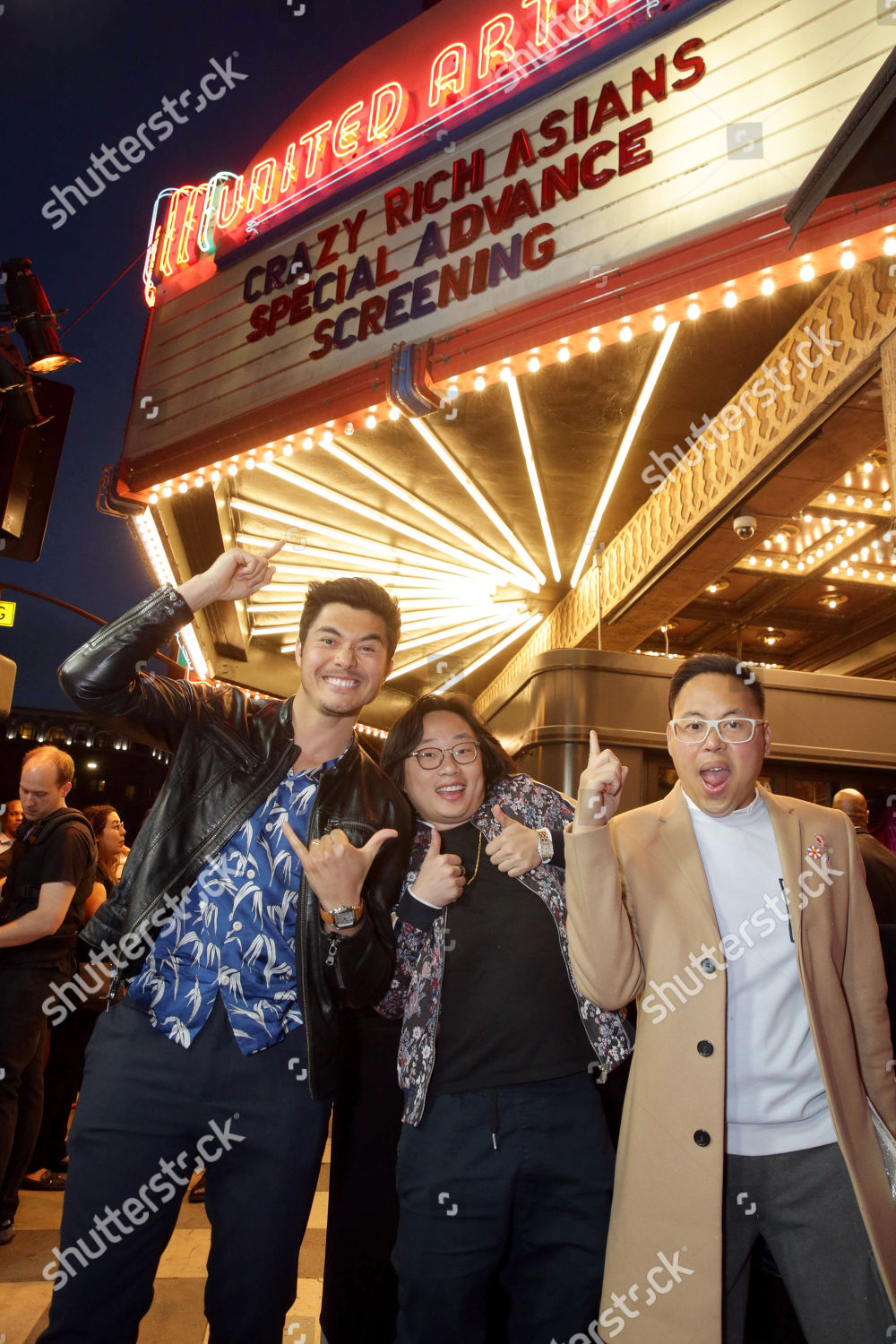Henry Golding Jimmy O Yang Nico Editorial Stock Photo - Stock Image ...