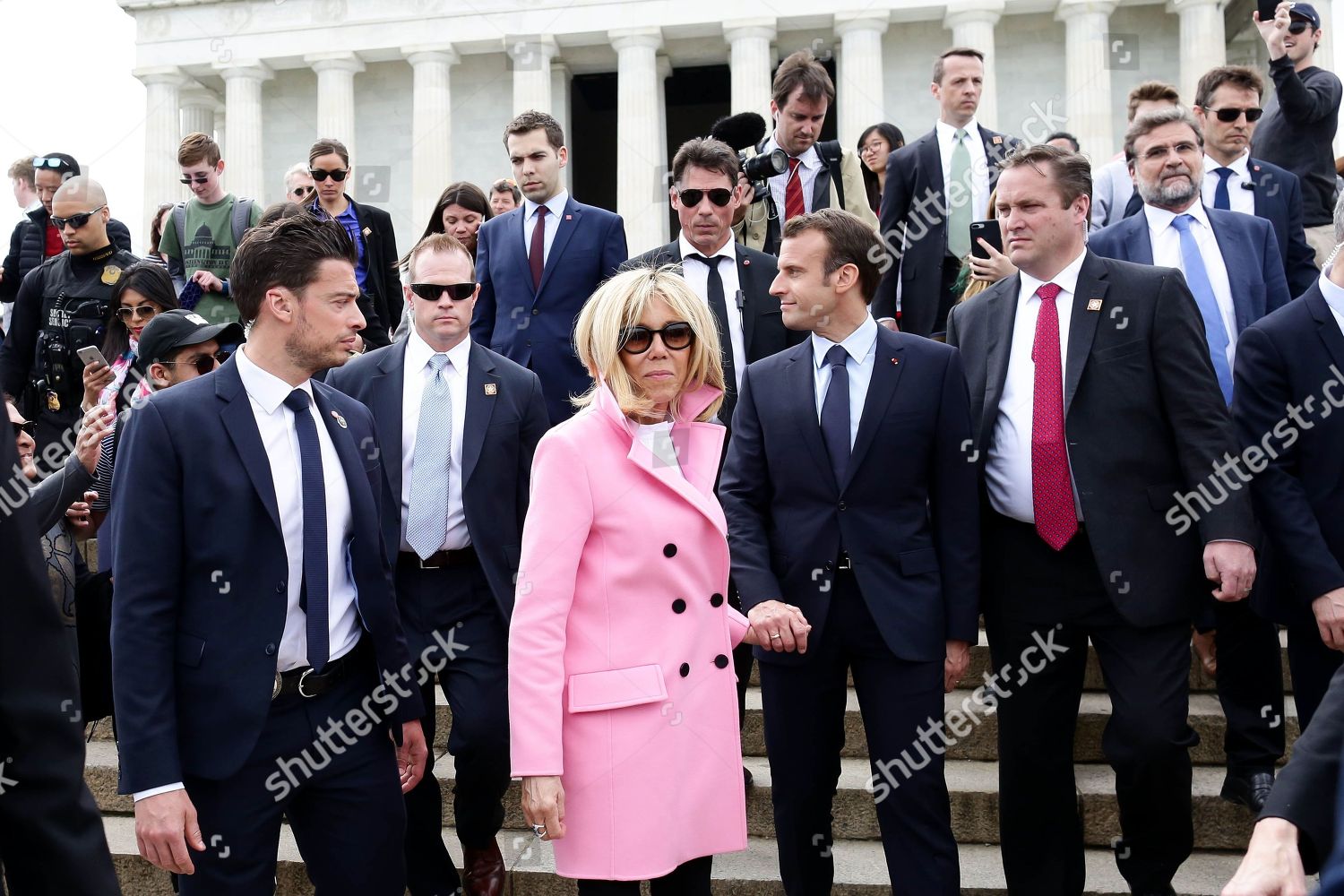 French President Emmanuel Macron First Lady Editorial Stock Photo ...