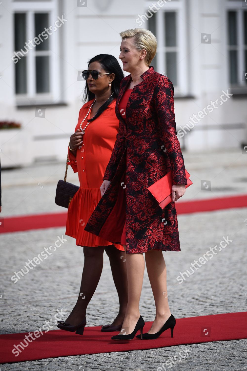 Polish First Lady Agata Kornhauserduda R Editorial Stock Photo - Stock ...