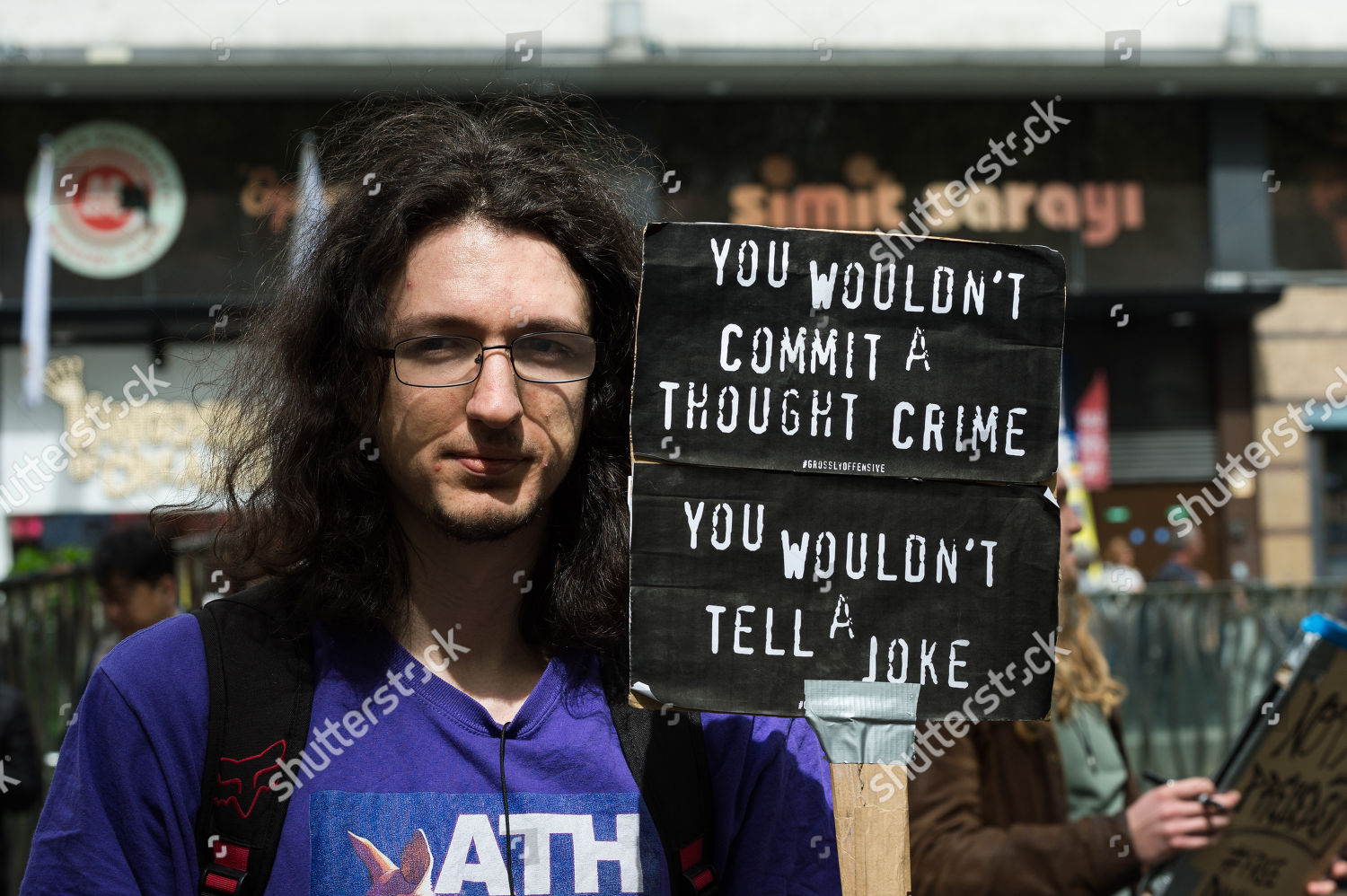 Hundreds Supporters Mark Meechan Aka Count Editorial Stock Photo ...