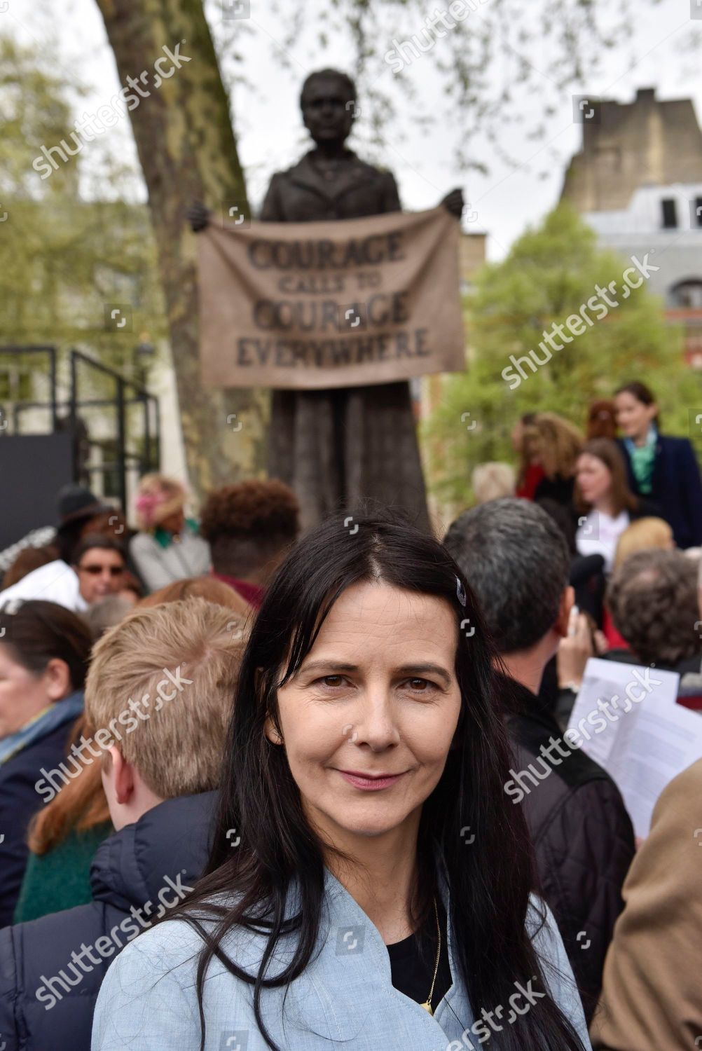 Artist Gillian Wearing Poses Unveiling Statue Editorial Stock Photo ...