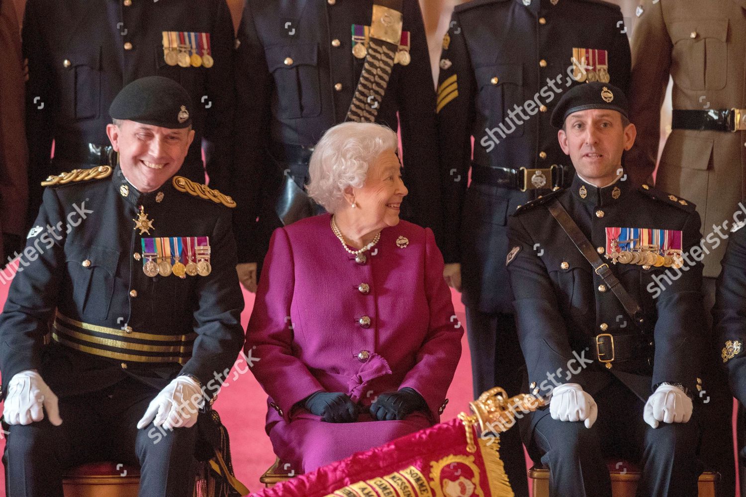 Queen Elizabeth Ii Colonelinchief Royal Tank Editorial Stock Photo ...
