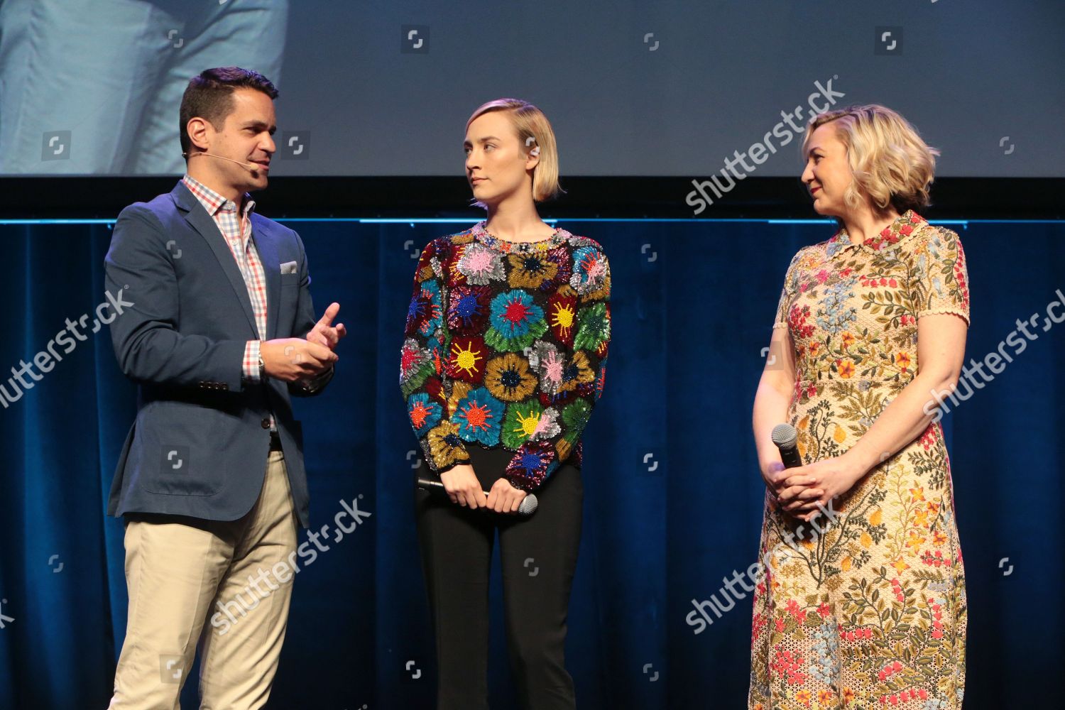 Dave Karger Saoirse Ronan Josie Rourke Editorial Stock Photo - Stock ...