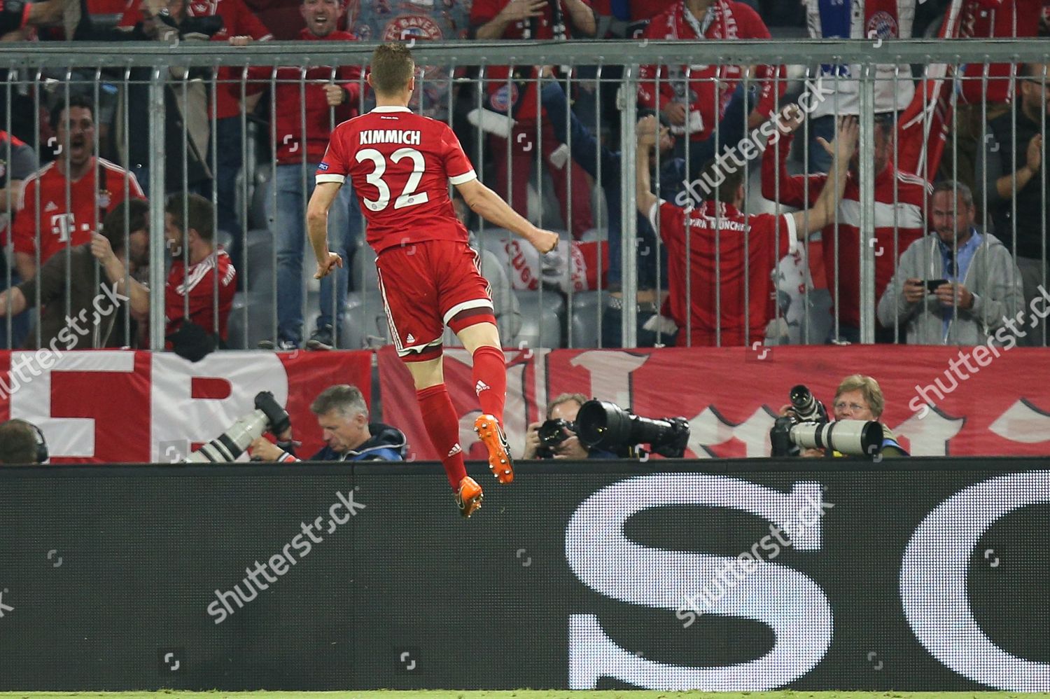 Celebration Joshua Kimmich 32 Fc Bayern Editorial Stock Photo - Stock ...