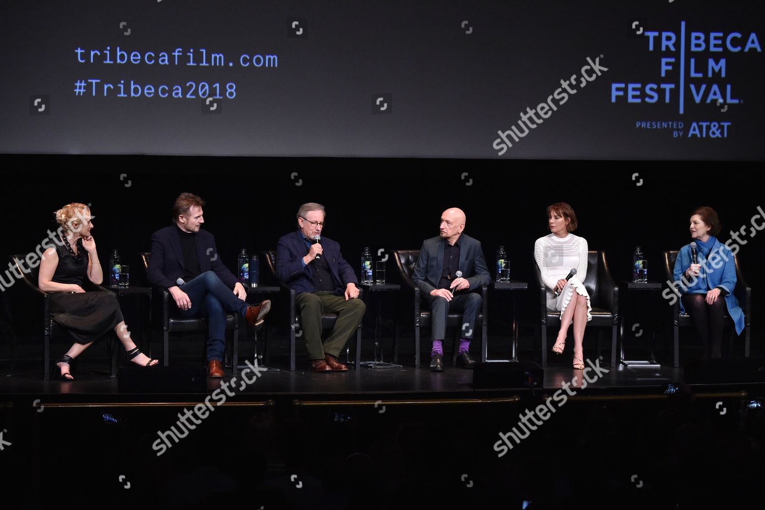 Caroline Goodall Liam Neeson Steven Spielberg Editorial Stock Photo ...
