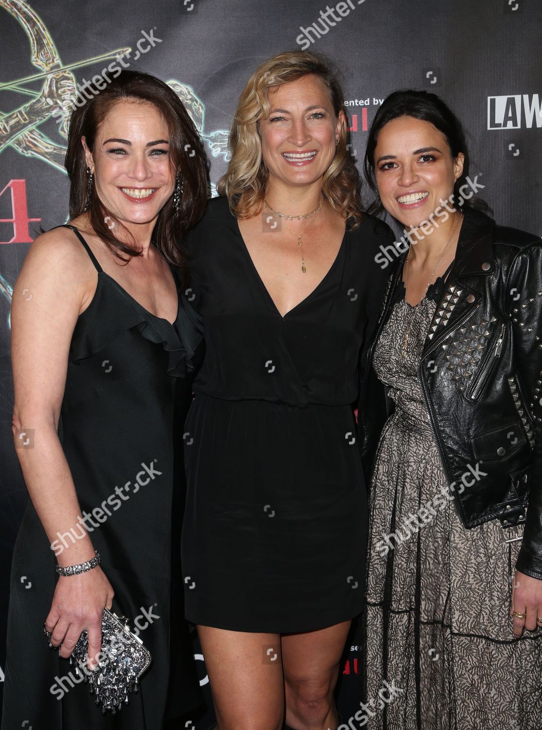 Yancy Butler Zoe Bell Michelle Rodriguez Editorial Stock Photo - Stock ...