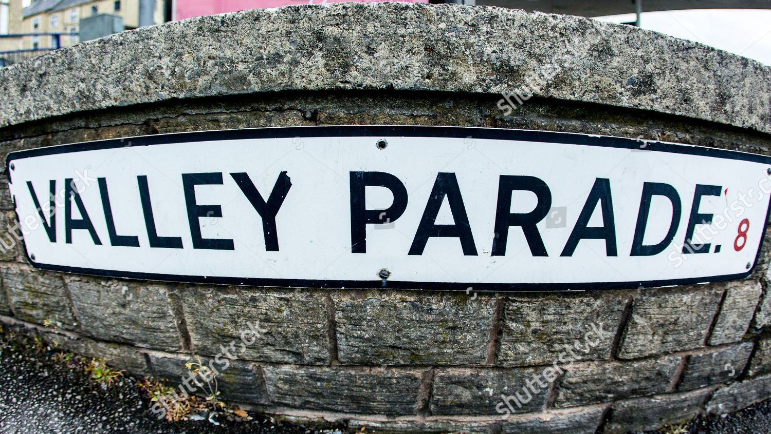 Valley Parade Street Sign Bradford City Editorial Stock Photo - Stock ...