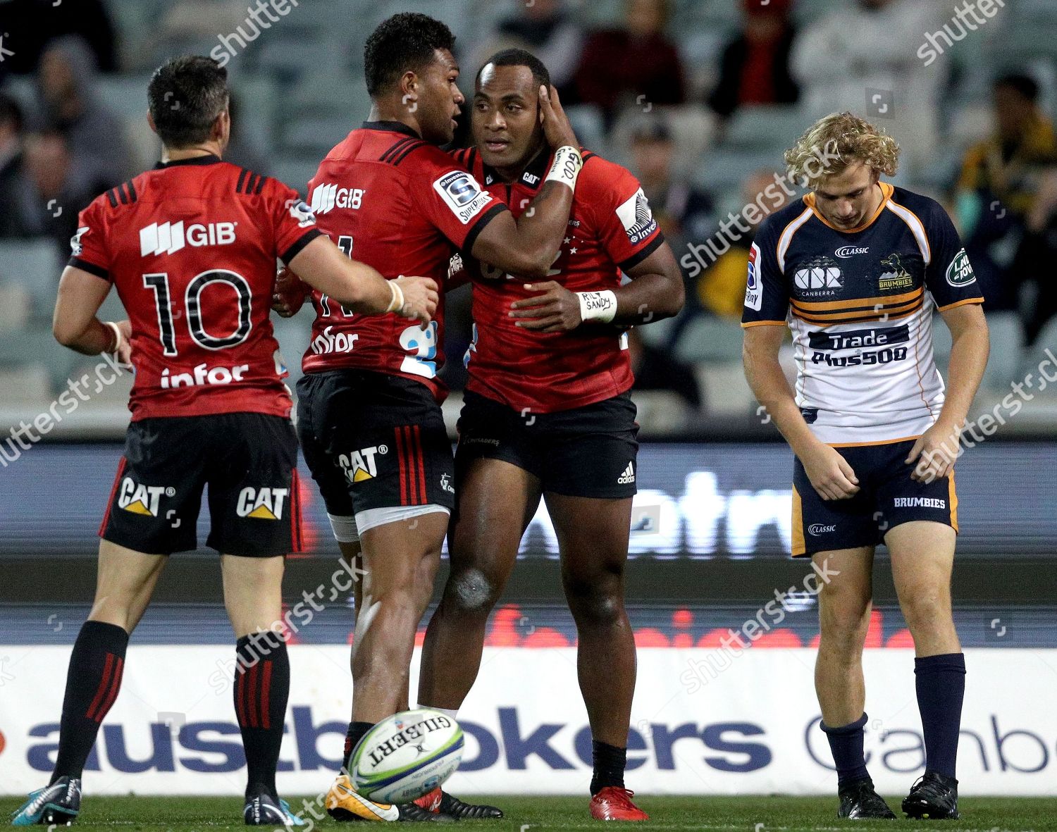 Manasa Mataele 3l Crusaders Celebrates His Editorial Stock Photo ...