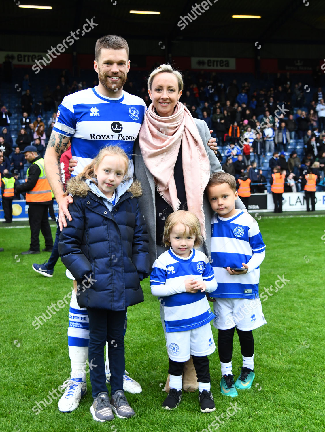 Jamie Mackie Qpr Poses Family Photo Editorial Stock Photo - Stock Image ...